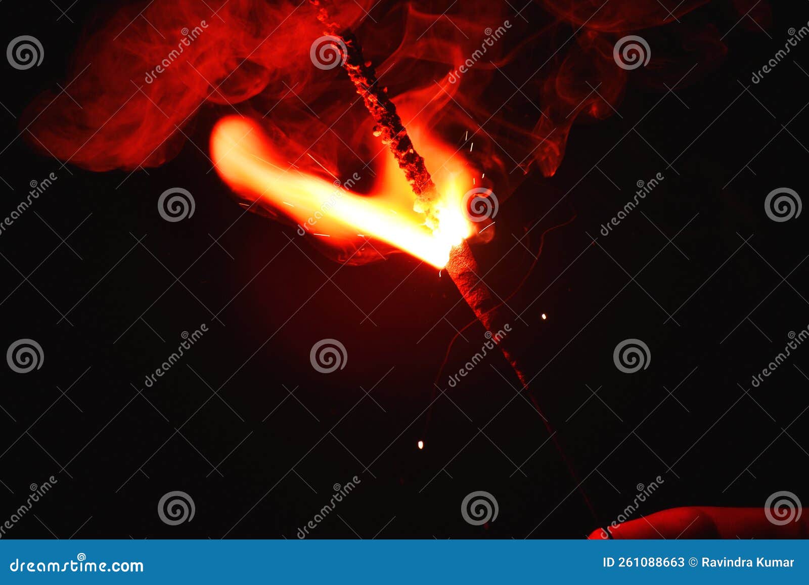 Snap of a Burning Cracker Fireworks Stock Image - Image of organ, flame ...