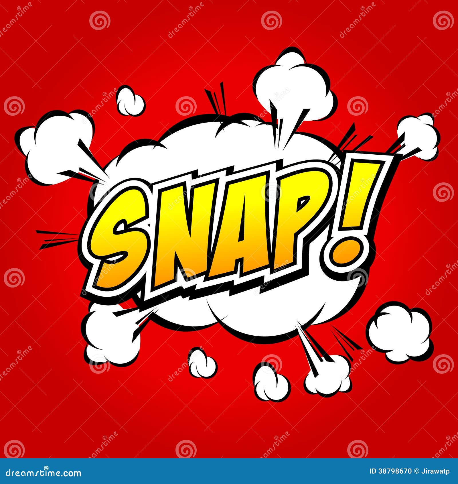 Snap! Comic Speech Bubble, Cartoon. Stock Illustration - Illustration ...