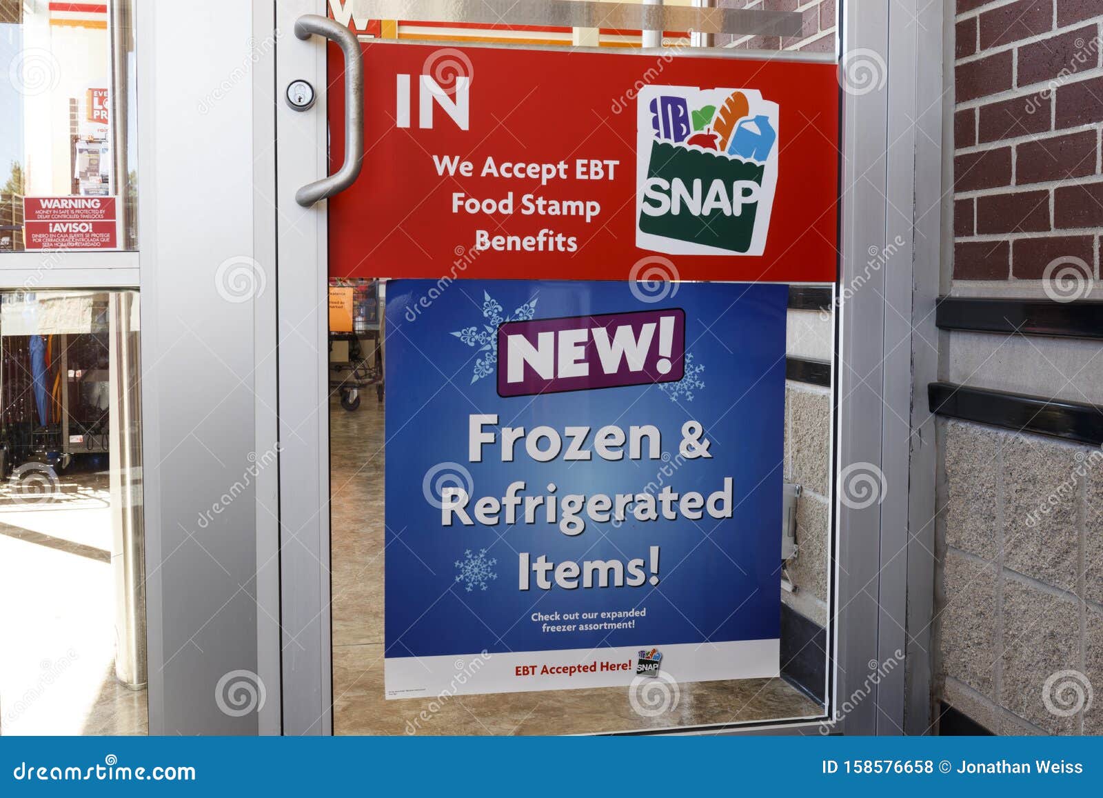 SNAP and EBT Accepted Here Sign VIII Editorial Stock Photo - Image of ...
