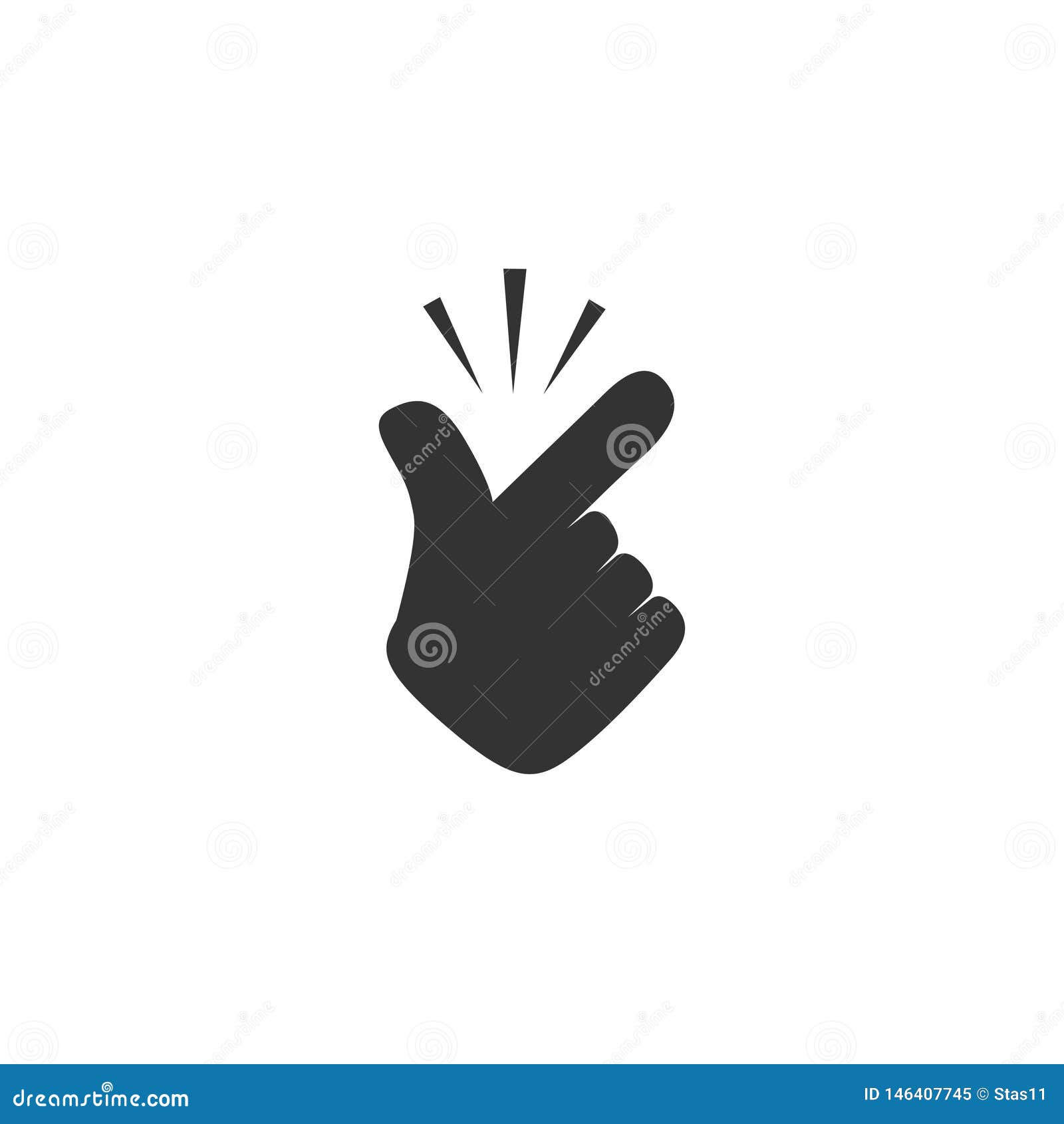 Snap Finger Icon in Simple Design. Vector Illustration Stock Vector ... Snap Finger Icon in Simple Design. Vector Illustration Stock Vector ...