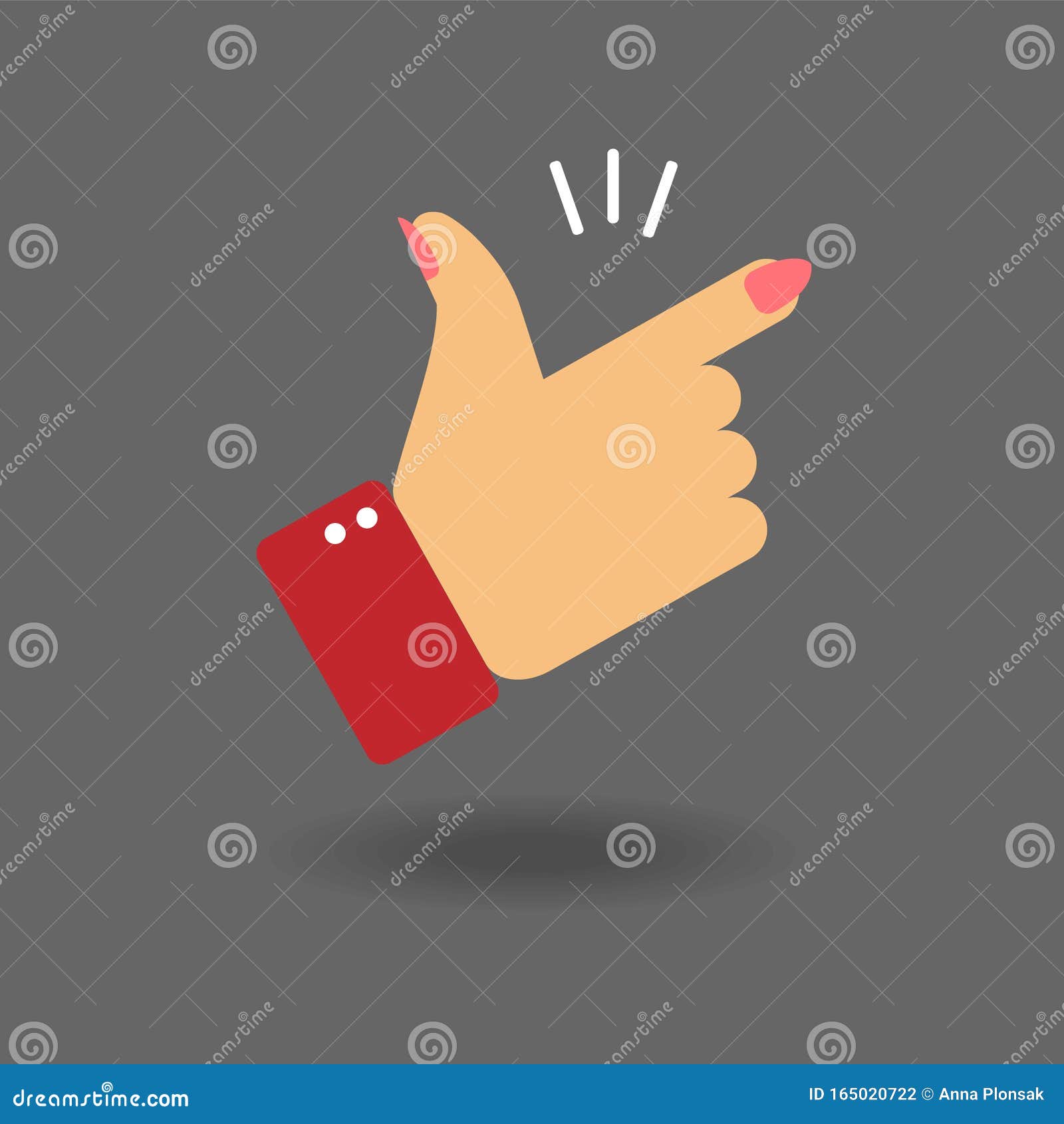 Snap Fingers Line Icon. Easy Concept Vector For Graphic Design, Logo ...