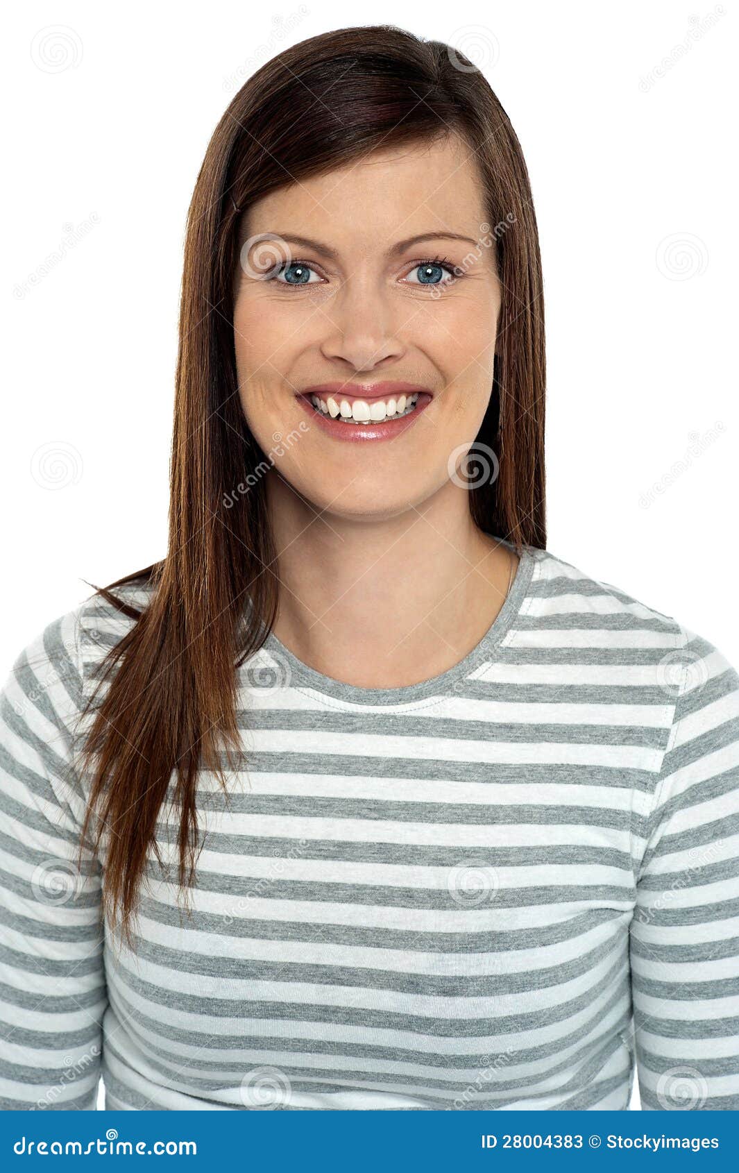 Snap Shot of a Cheerful Young Woman Stock Image - Image of beautiful ...