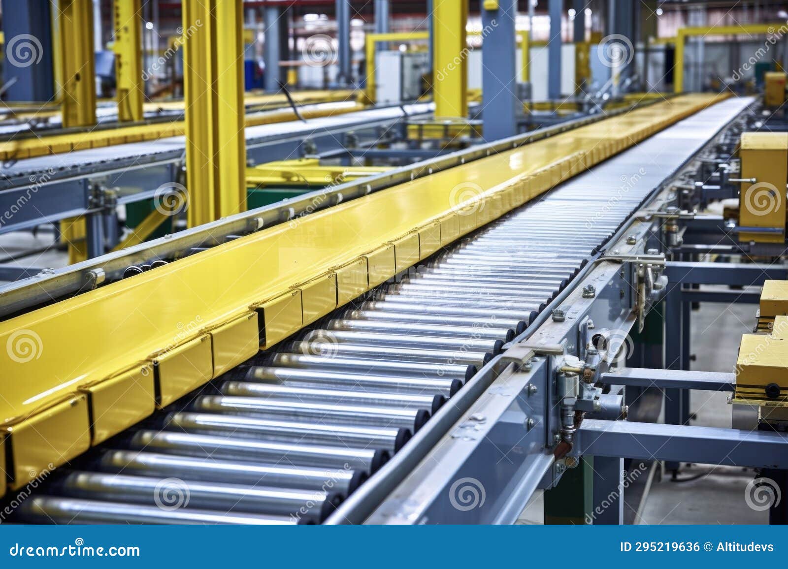 Snap of Television Production Factory Conveyor System Stock Photo ...