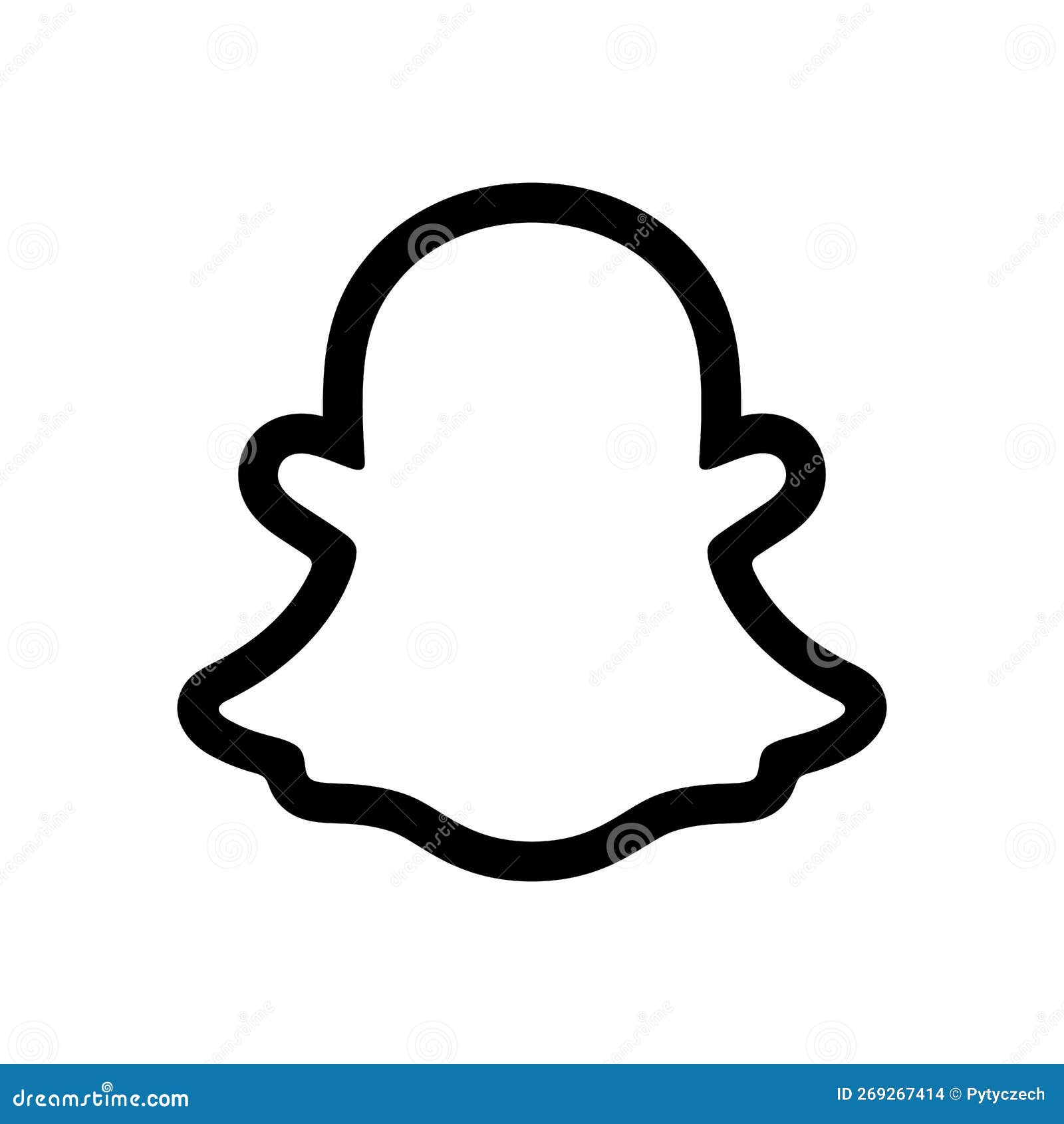 Snapchat Instant Messaging App Icon Editorial Stock Image ...