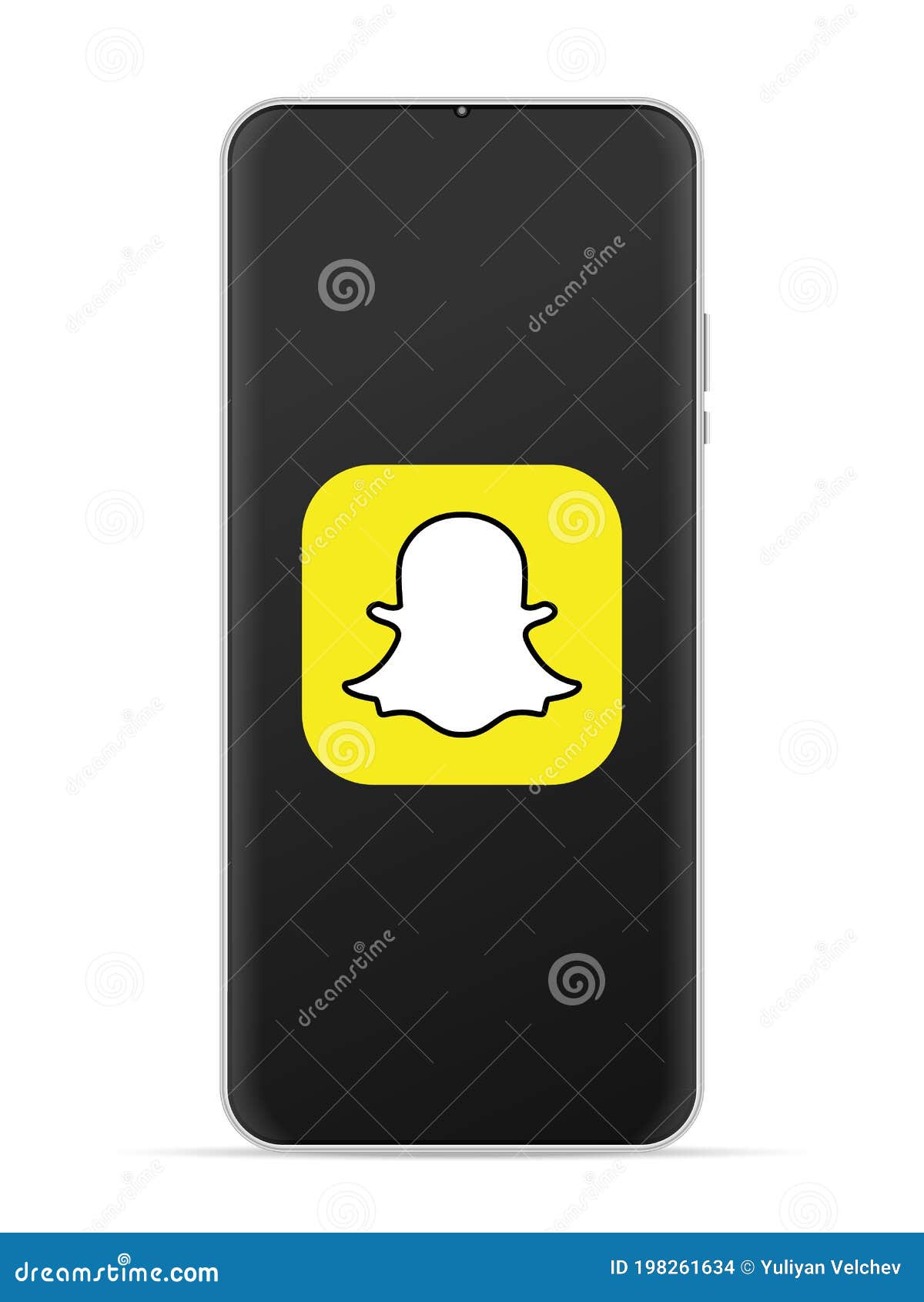 Snapchat Logo Isolated On A Transparent Background Cartoon Vector ...
