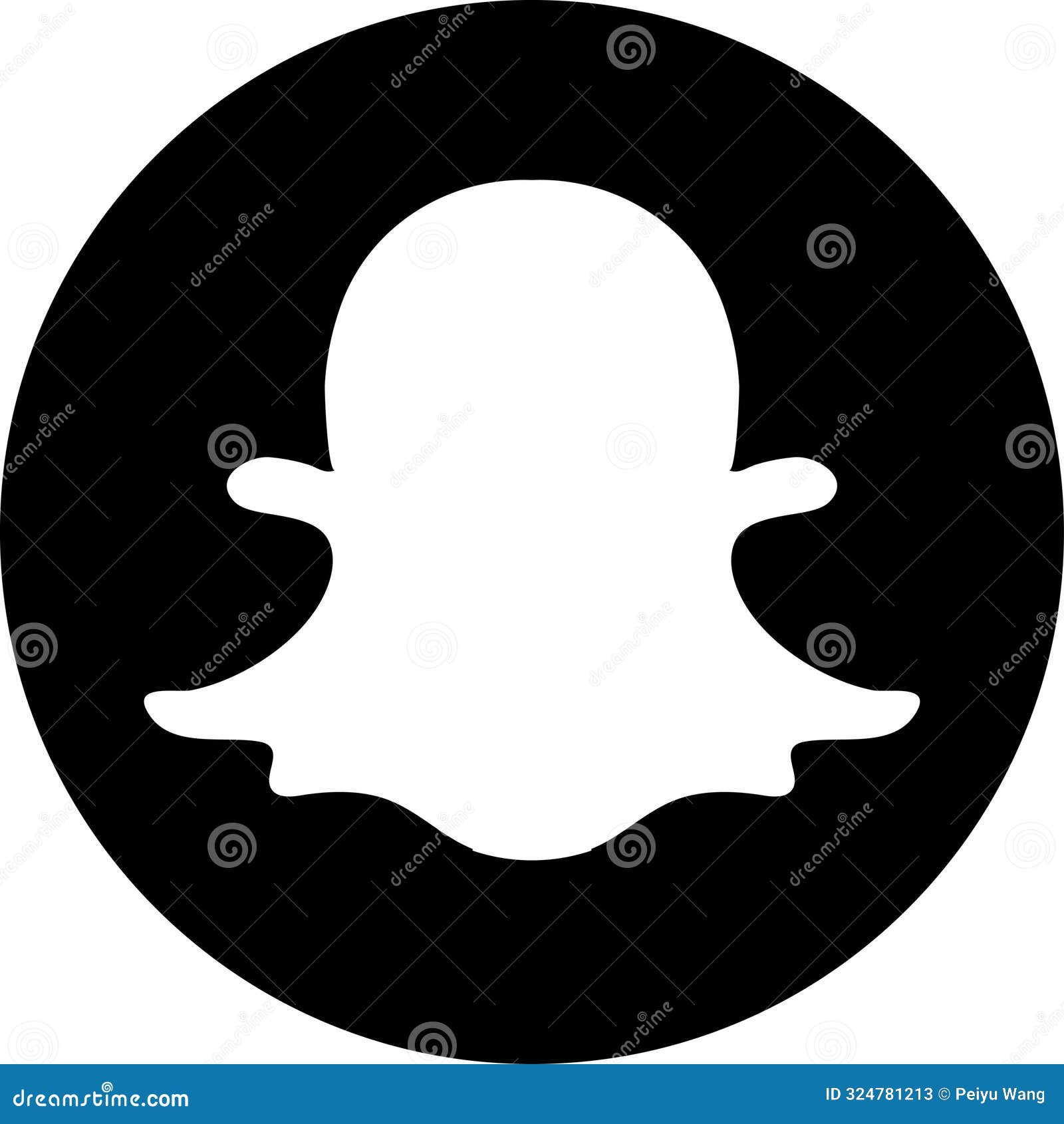 Snapchat Social Media Icon Vector Logos Stock Illustration ...