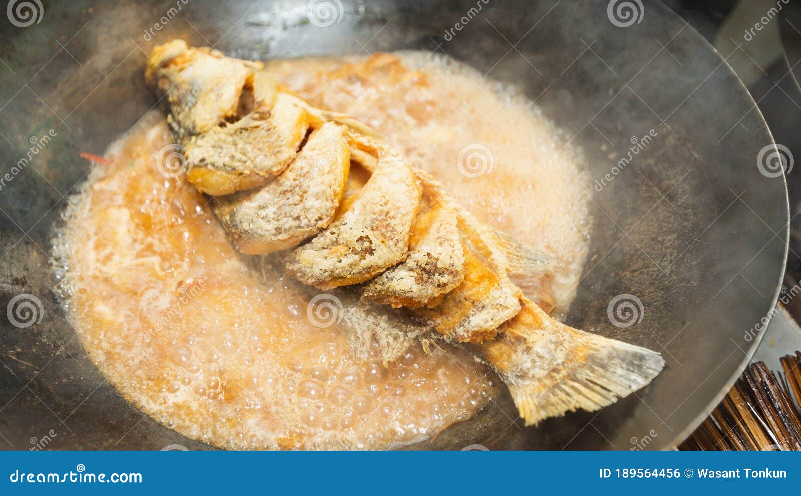 Snapper Fish with Brown Sauce Stock Photo - Image of smoked, gourmet ...