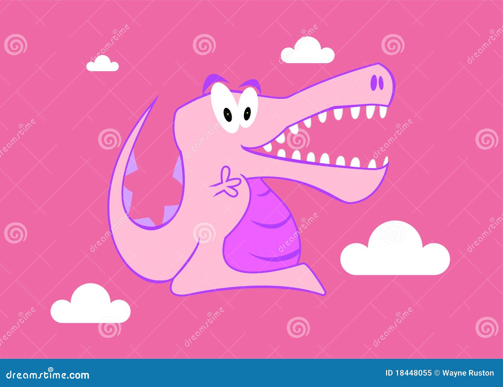 A Snappy Crocodile Illustration Stock Illustration - Illustration of ...