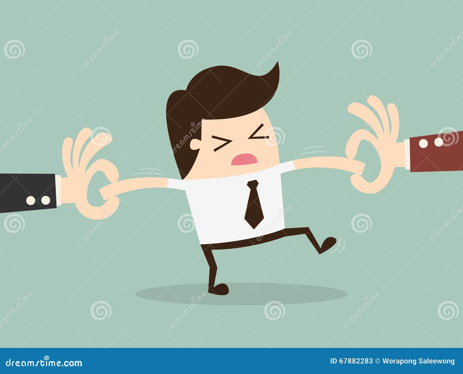 Employee stock vector. Illustration of person, executive - 67882283