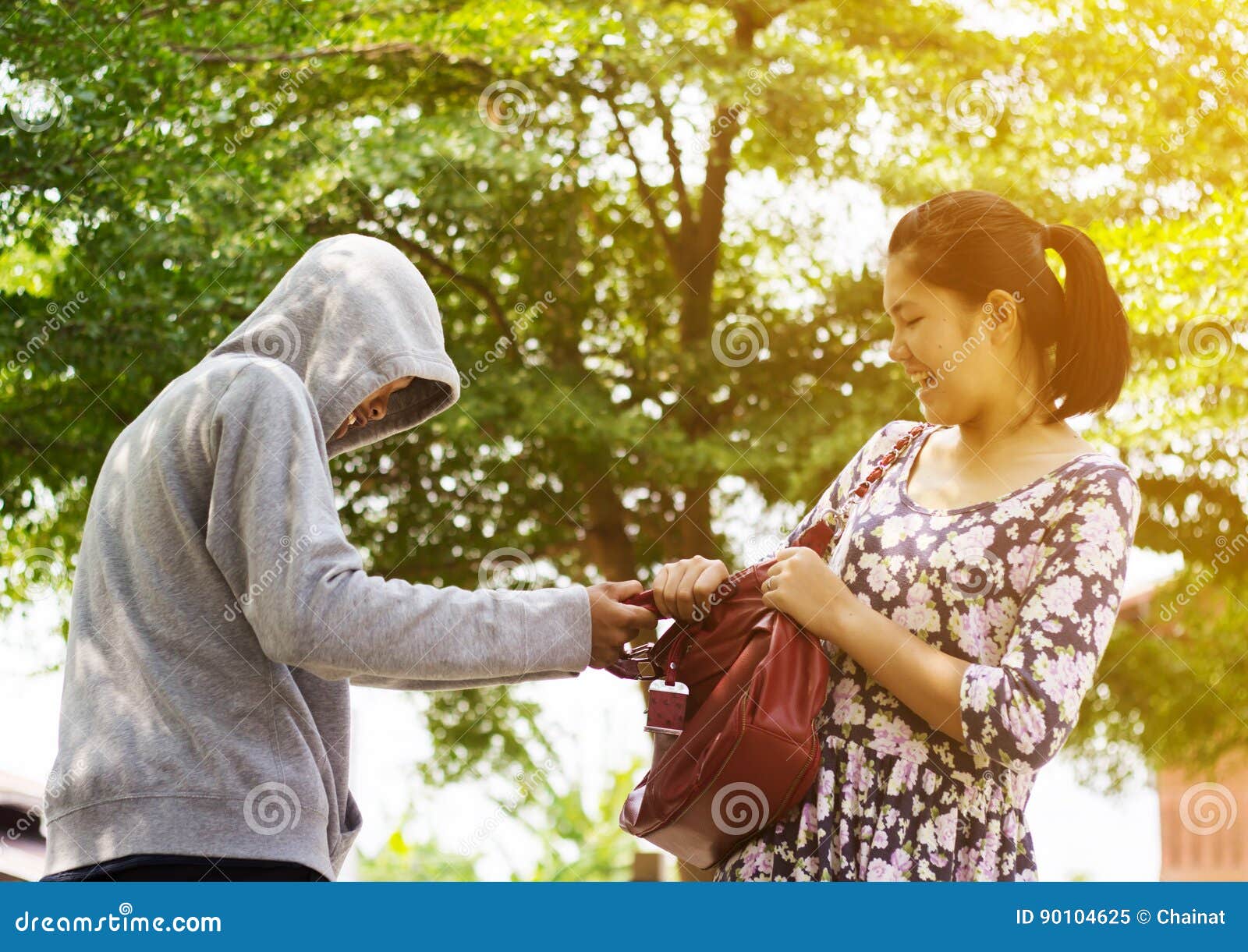 Thieft stock image. Image of snatcher, woman, stealing - 90104625