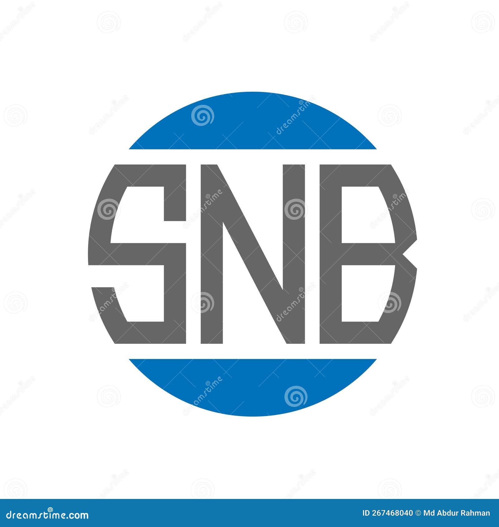 SNB Letter Logo Design on White Background. SNB Creative Initials ...