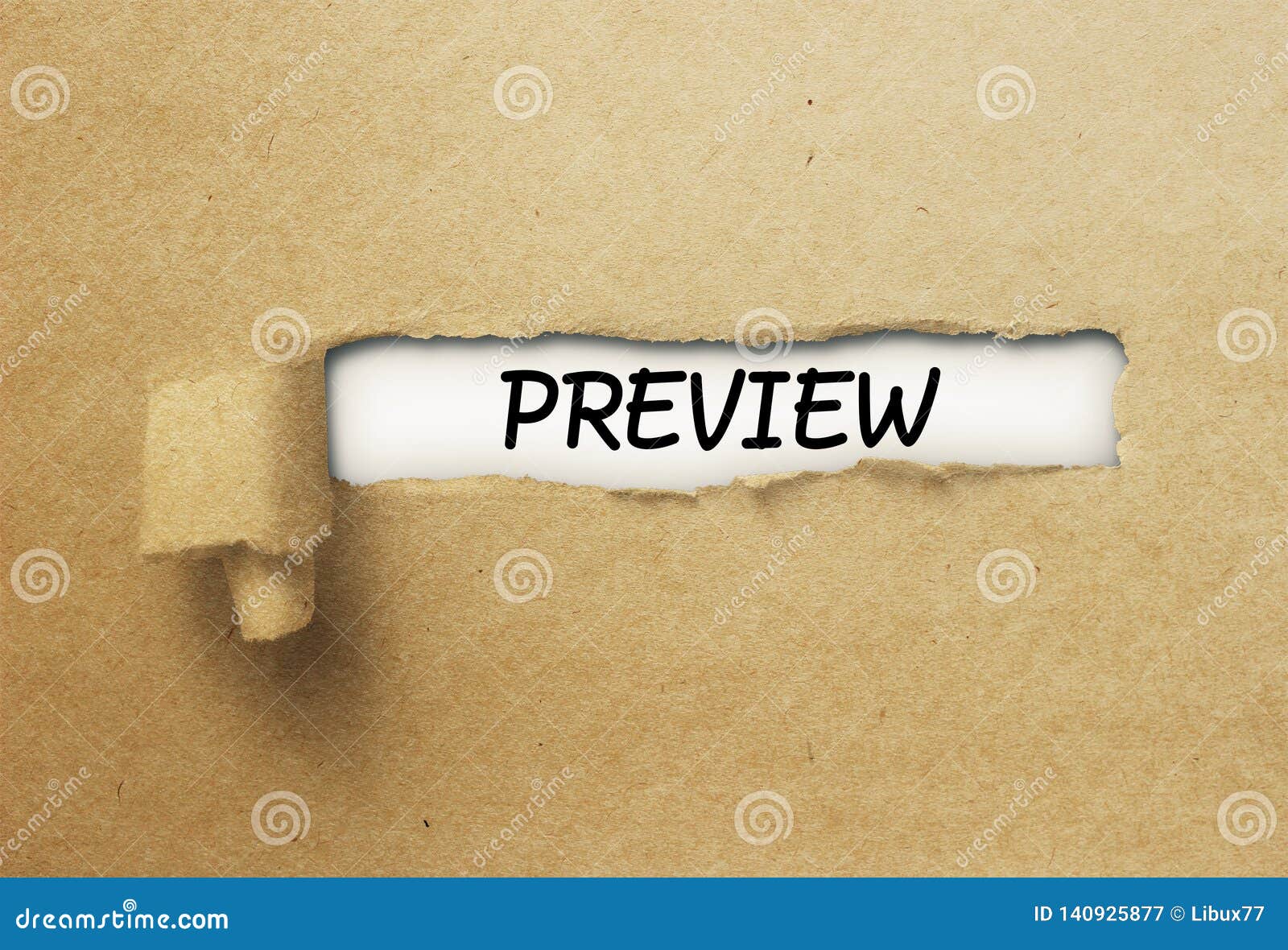 Sneak Peek Behind Ripped Curl Paper Stock Image - Image of crumpled ...