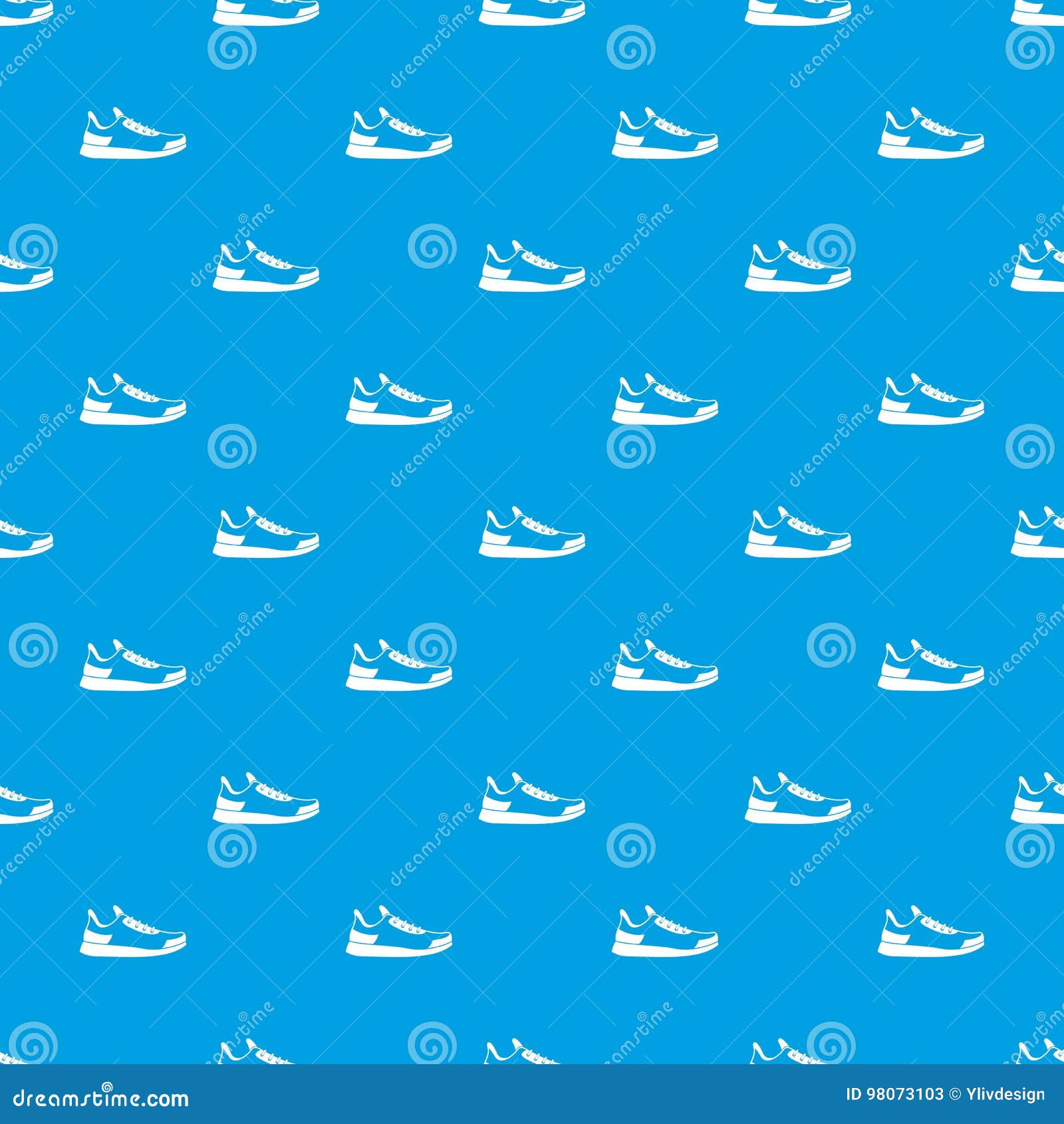 Sneaker Pattern Seamless Blue Stock Vector - Illustration of athlete ...