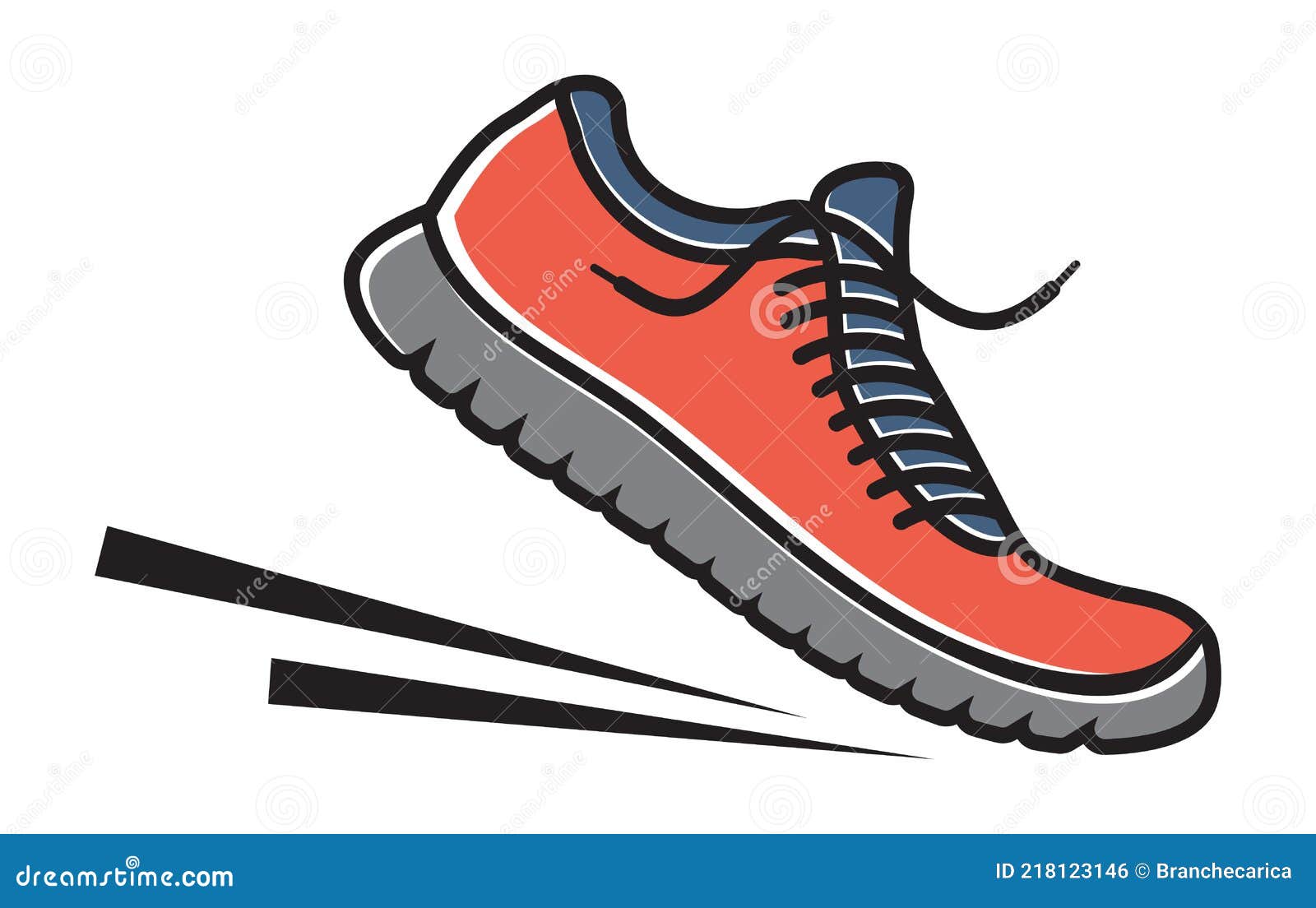 Illustration Of The Leg And Sneaker Clad Foot Of A Woman In A Living ...