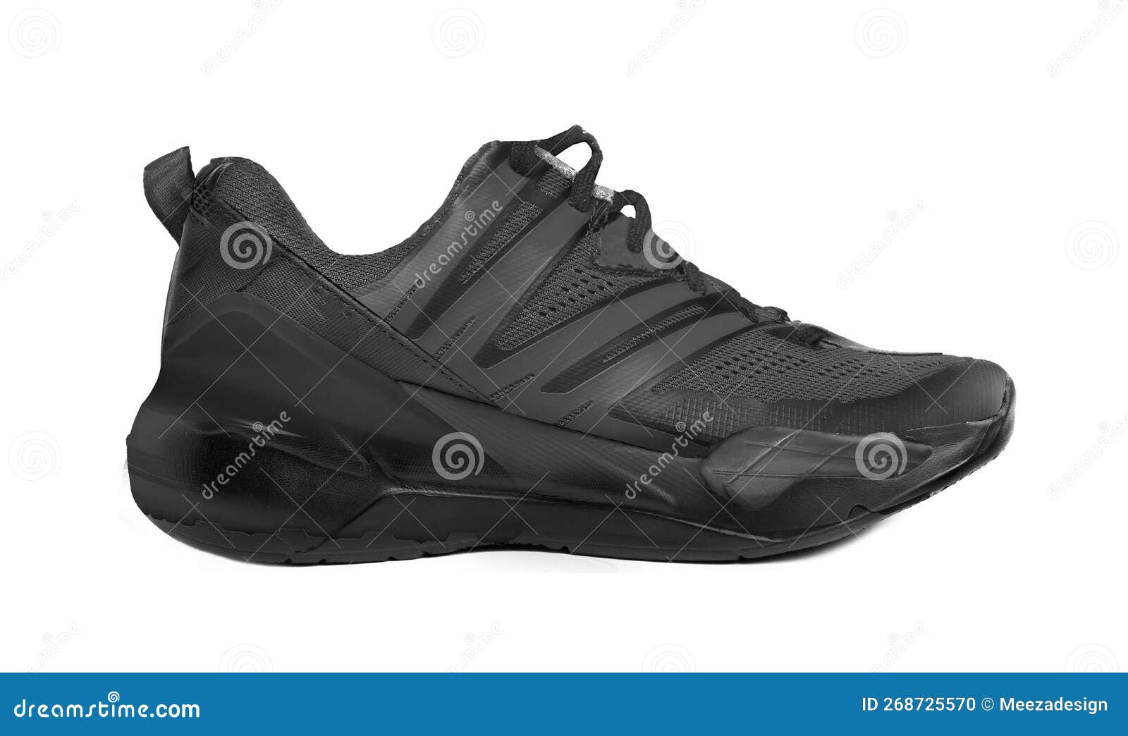 Sneaker, shoes, side view stock illustration. Illustration of classic ...