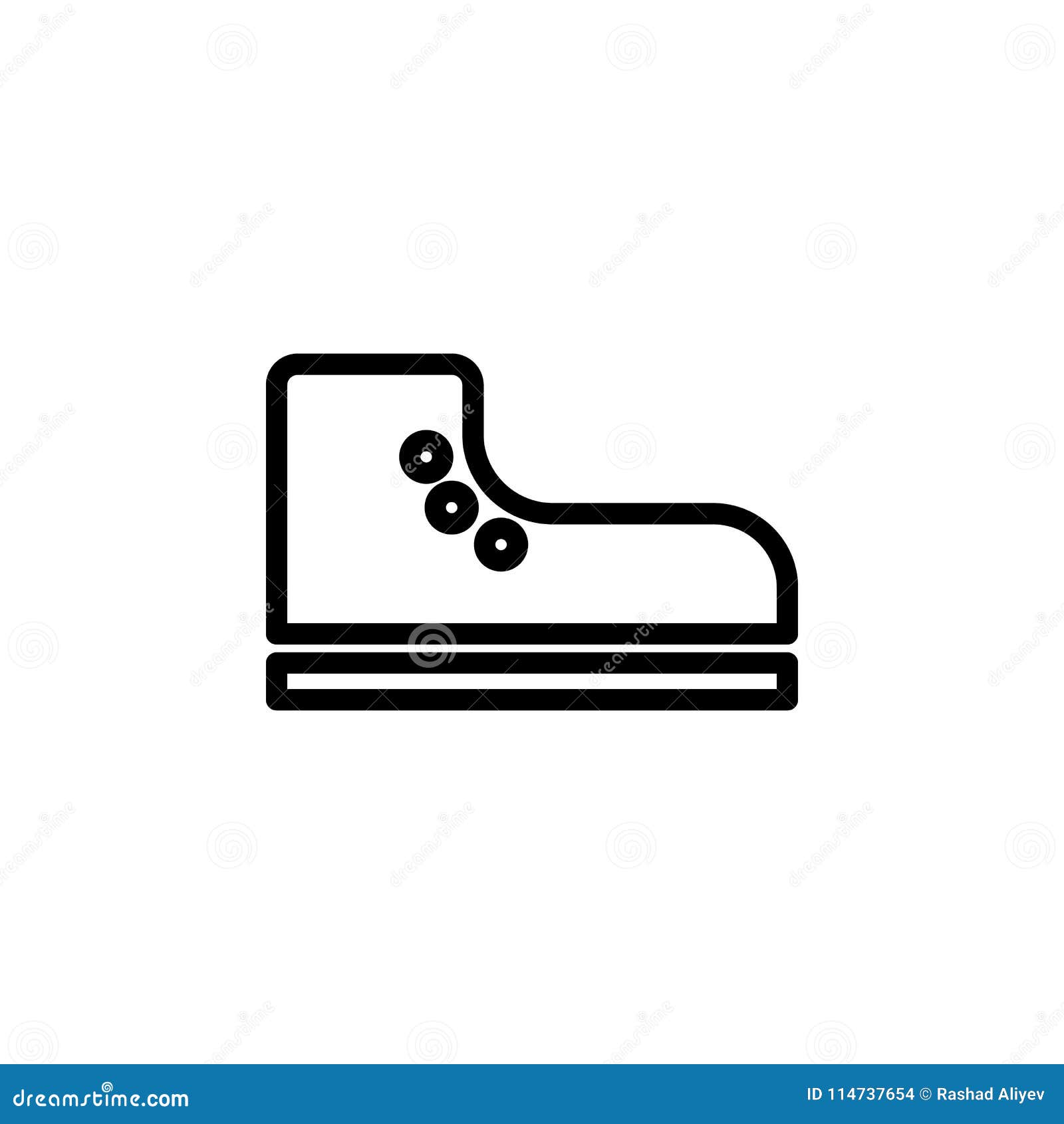 Sneakers Icon. Element of Minimalistic Icons for Mobile Concept and Web ...