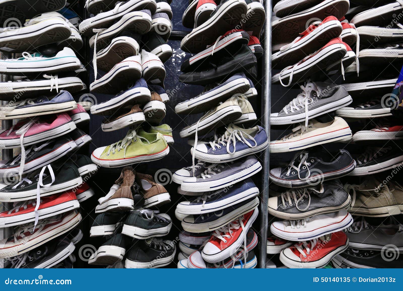 Sneakers stock image. Image of lace, bright, group, rabble - 50140135