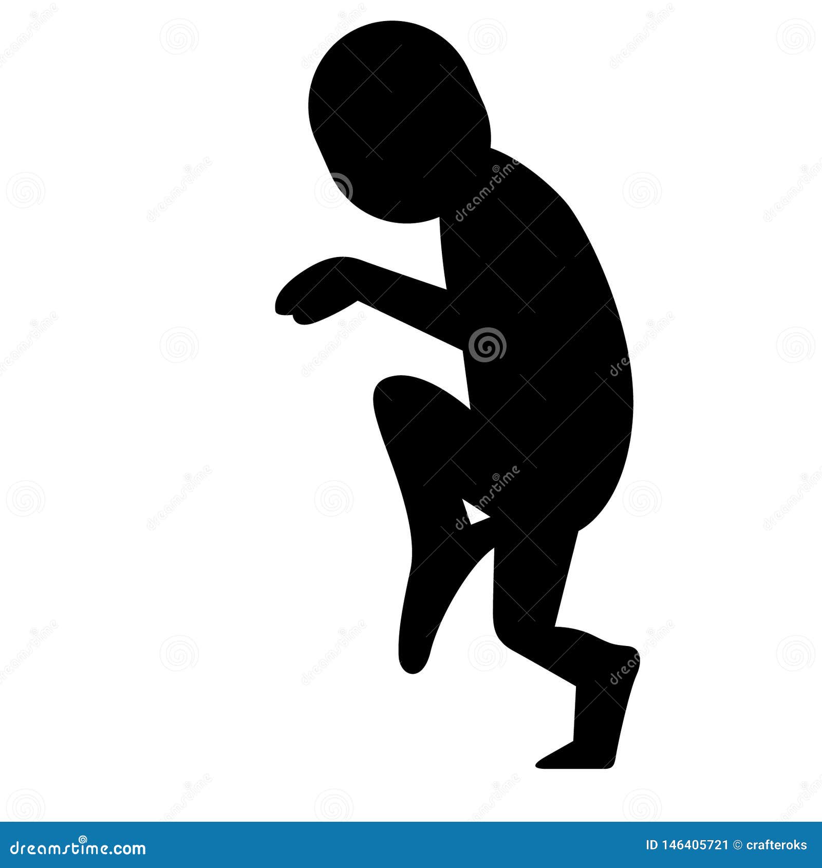 Sneaking Vector Illustration by Crafteroks Stock Vector - Illustration ...
