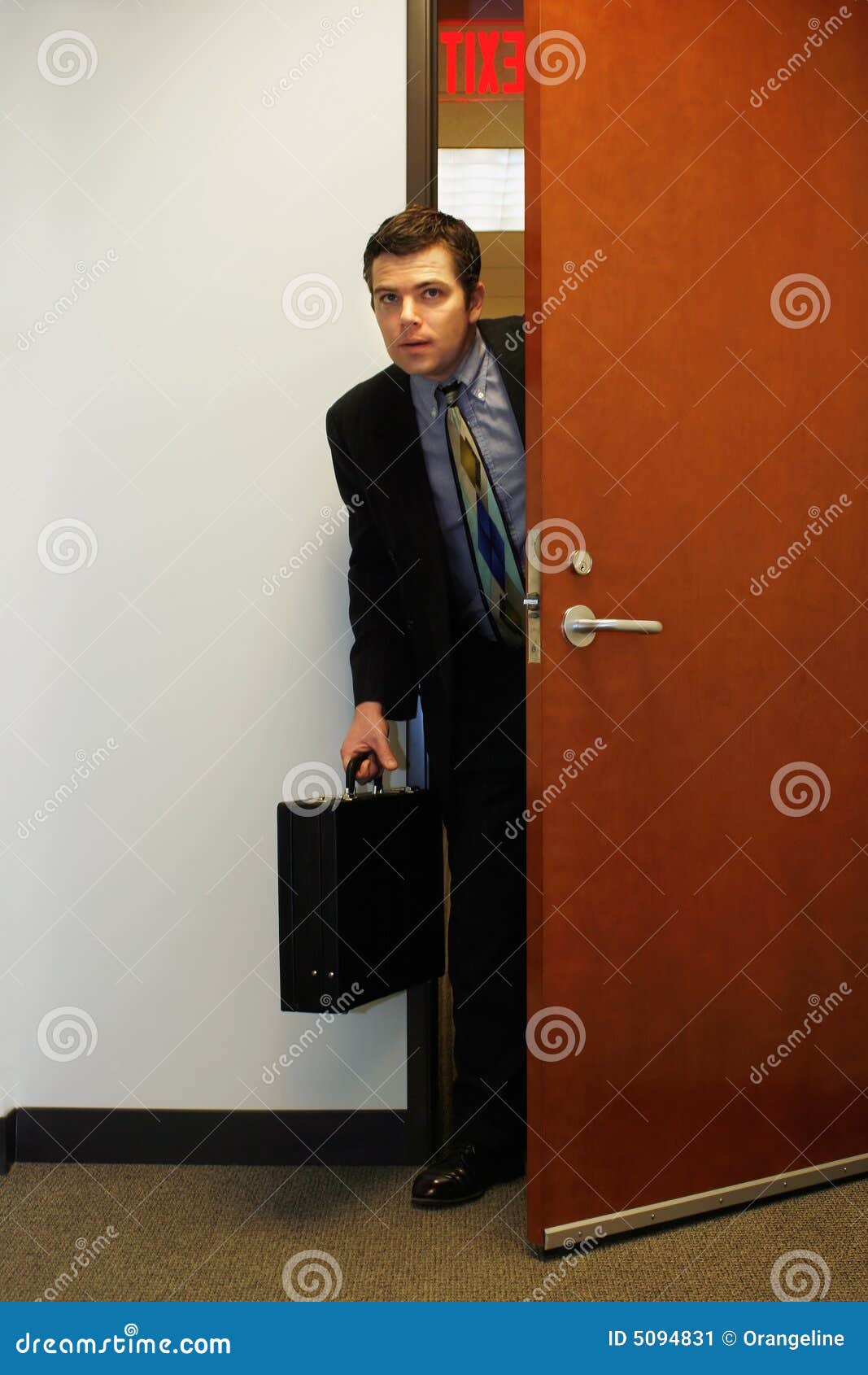 Sneaky Business stock image. Image of indoors, corporate - 5094831