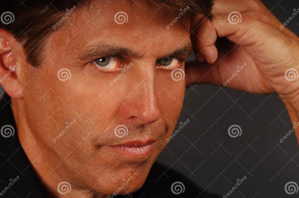 Sneaky Man stock image. Image of model, american, masculine - 890417