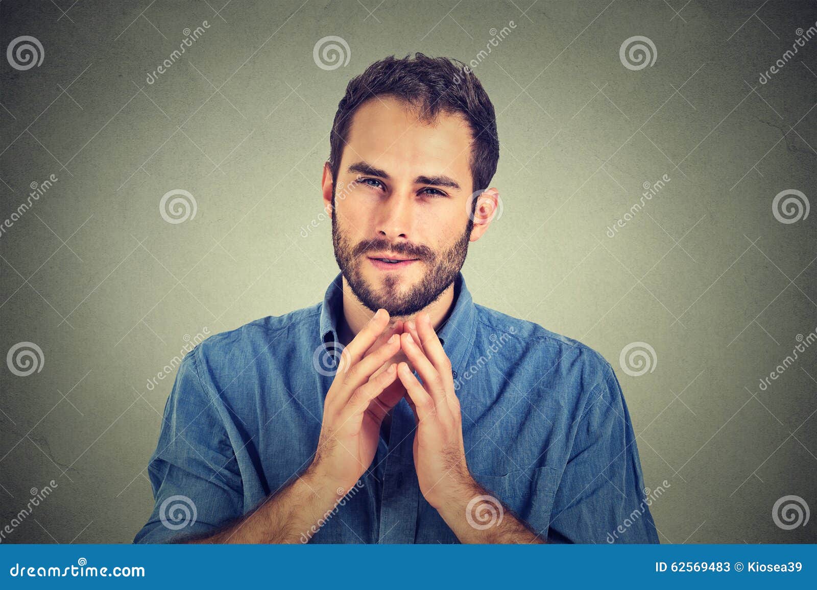 Sneaky Scheming Young Man, Worker Trying To Plot Something Stock Image ...