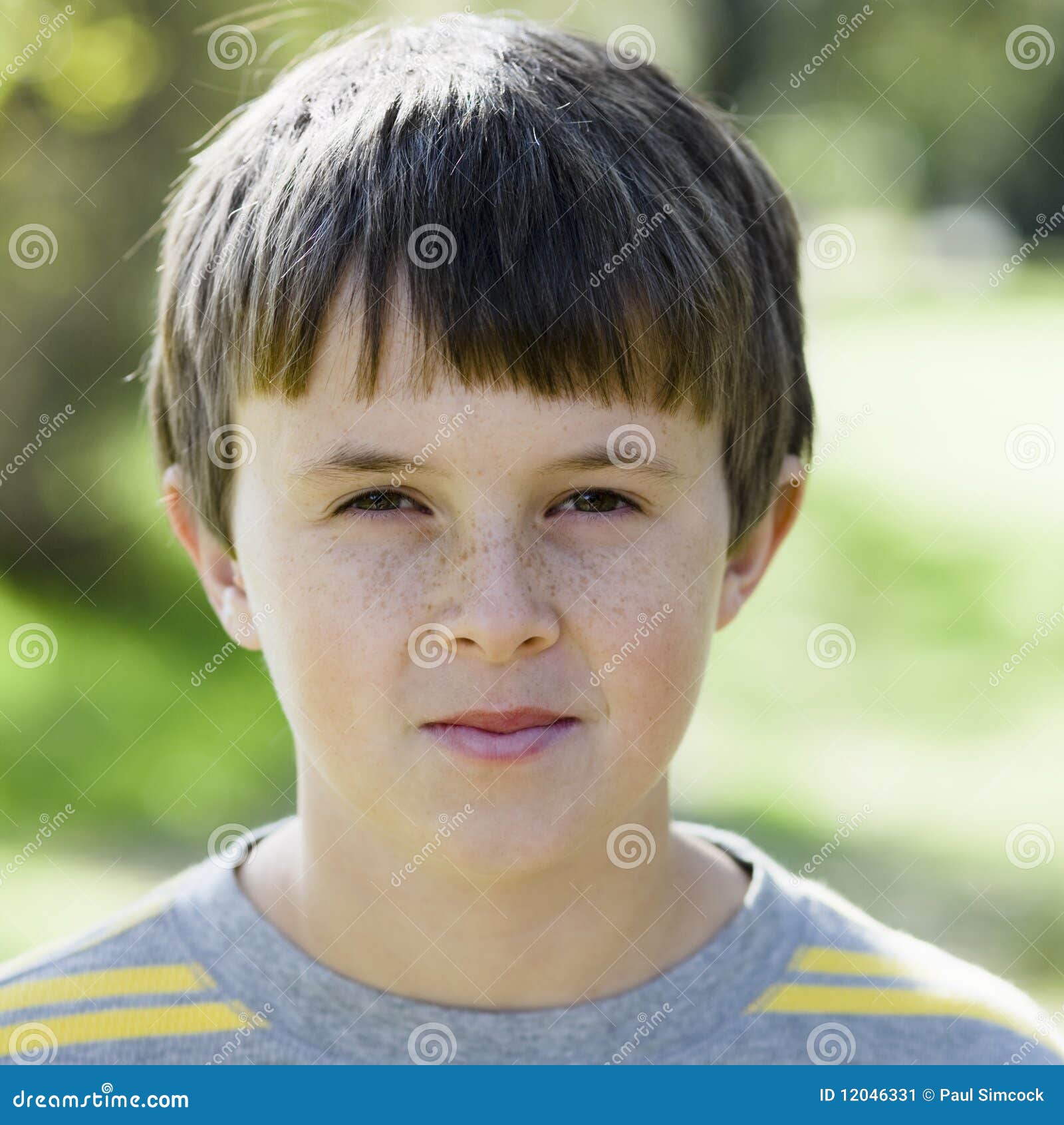 Sneering Boy stock image. Image of cute, tween, portrait - 12046331
