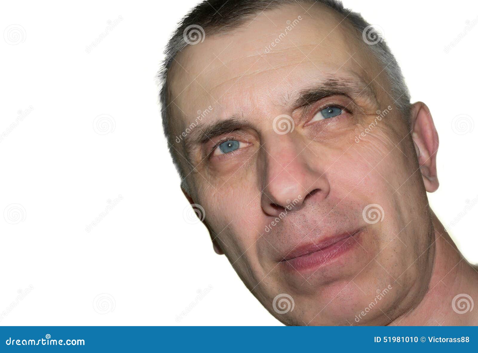 Sneering Man stock photo. Image of horizontal, gaze, adult - 51981010