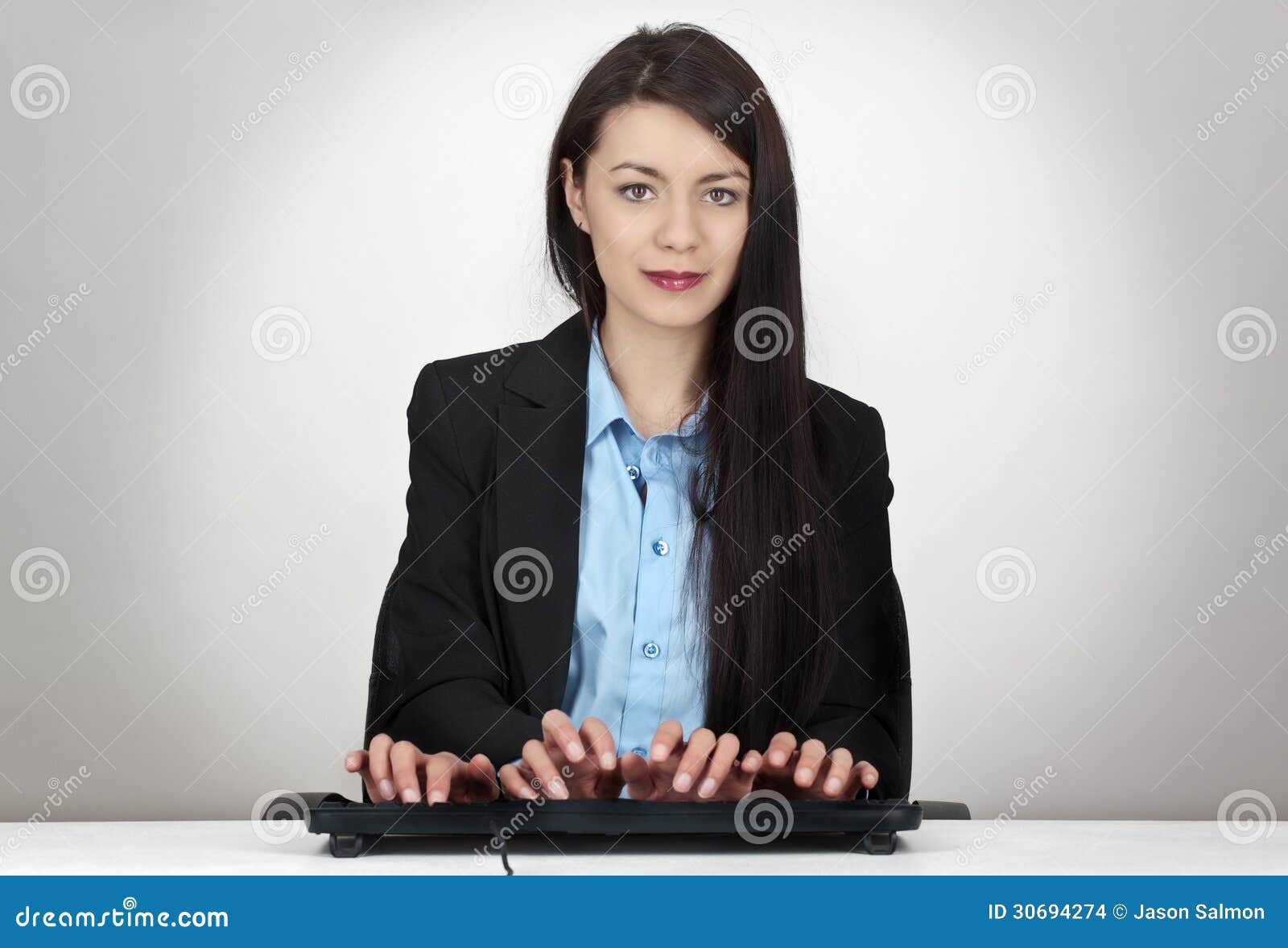 Snel het typen stock foto. Image of sleutel, gegevensverwerking - 30694274