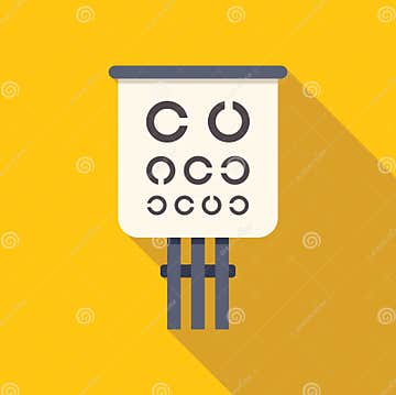 Snellen Chart Presenting Different Letter Sizes for Eyesight Test Stock ...