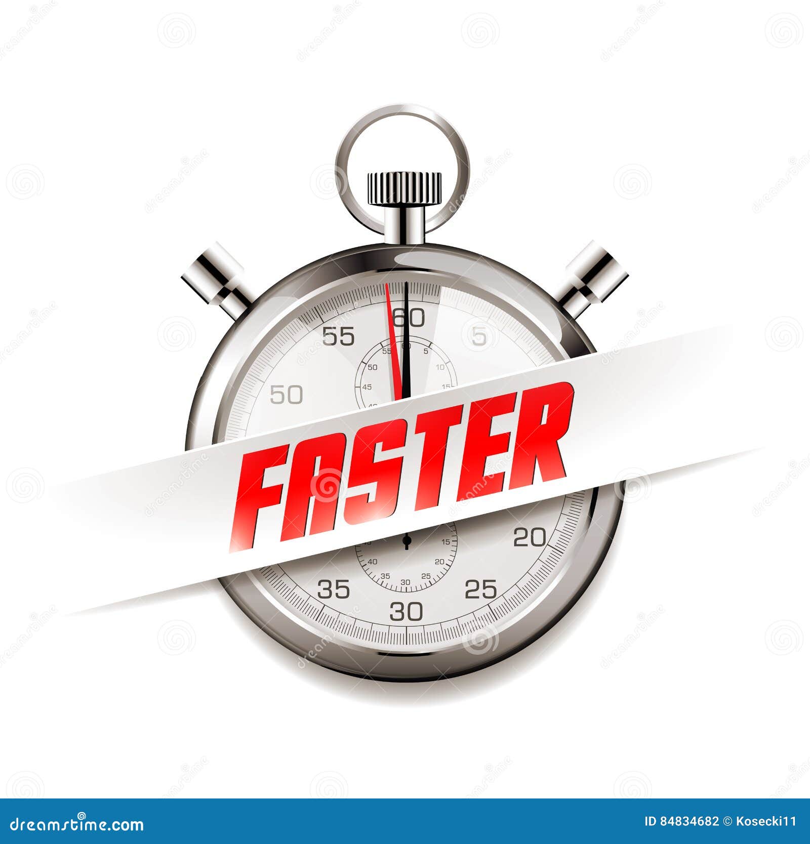 Sneller - Bedrijfsconcept - De Tijd Loopt Vector Illustratie ...