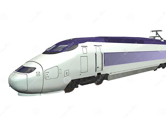 Sneltrein stock illustratie. Illustration of elektrisch - 3051765