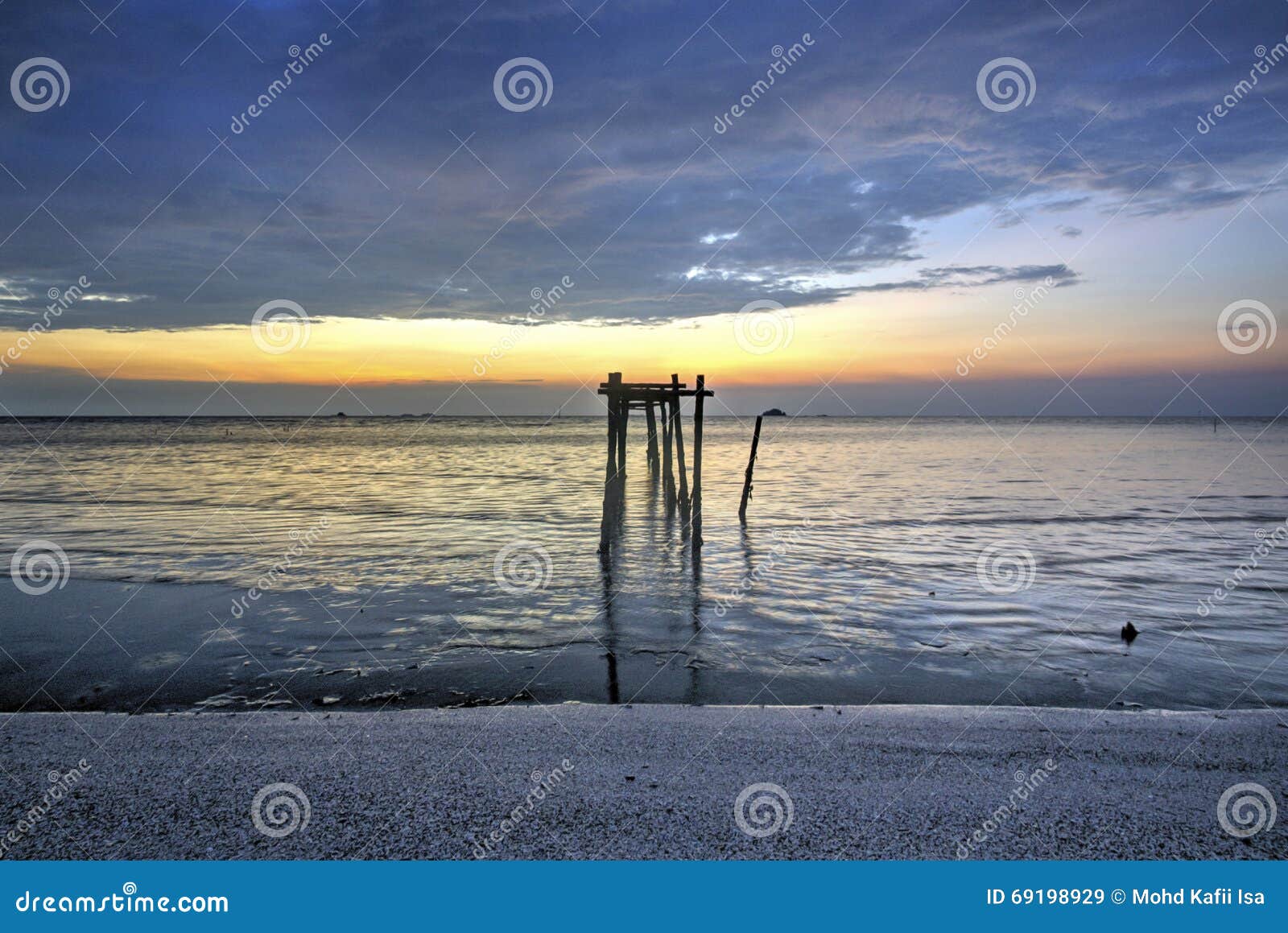 Snenic View of Beach in Bali Stock Image - Image of travel, scene: 69198929