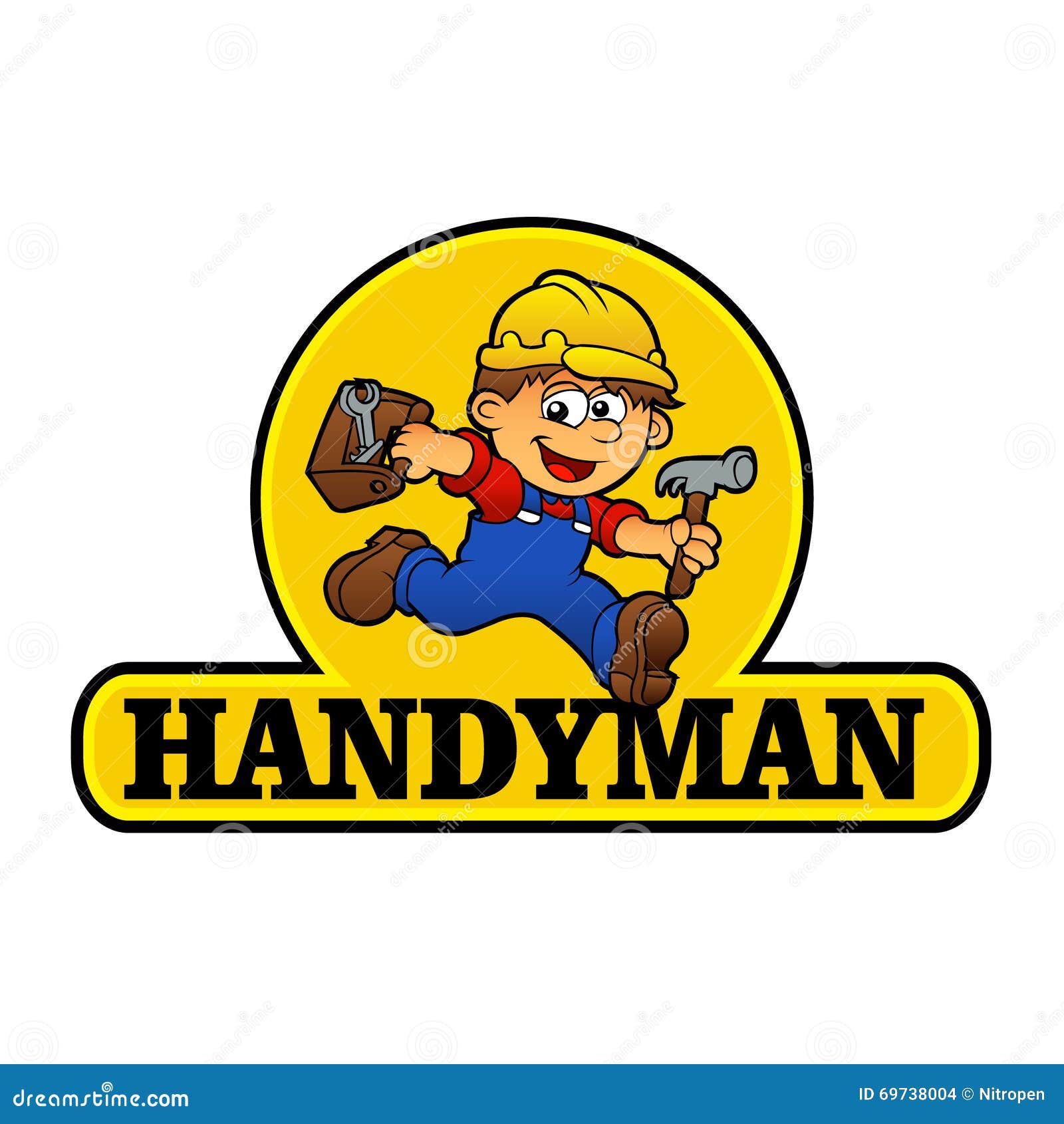 Snickare Cartoon Illustration Vektor Illustrationer - Illustration av ...