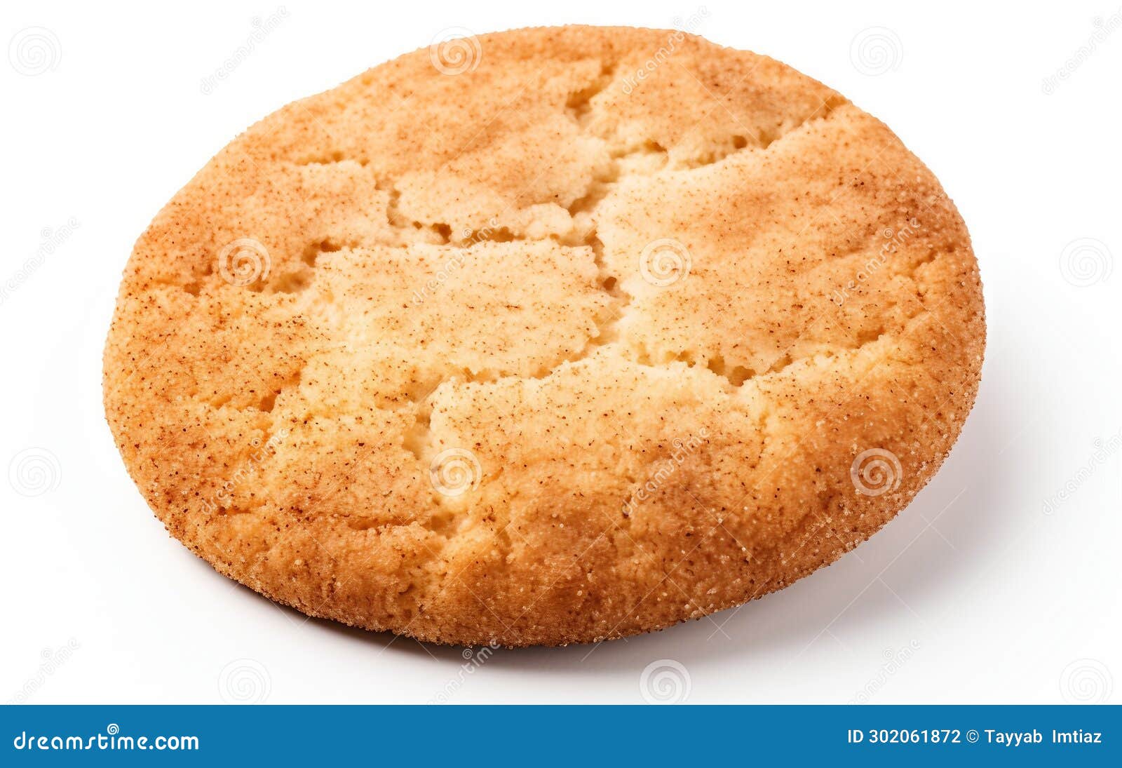 Snickerdoodle Cookies Isolated on White Background. Stock Illustration ...