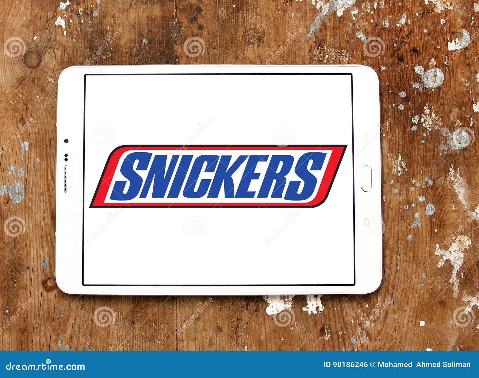 Snickers El Logotipo Del Chocolate Foto editorial - Imagen de vectores ...
