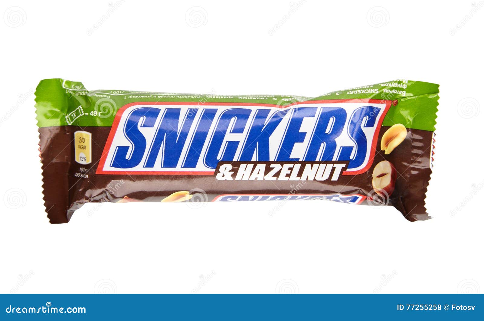 Snickers La Barra De Chocolate Foto de archivo editorial - Imagen de ...