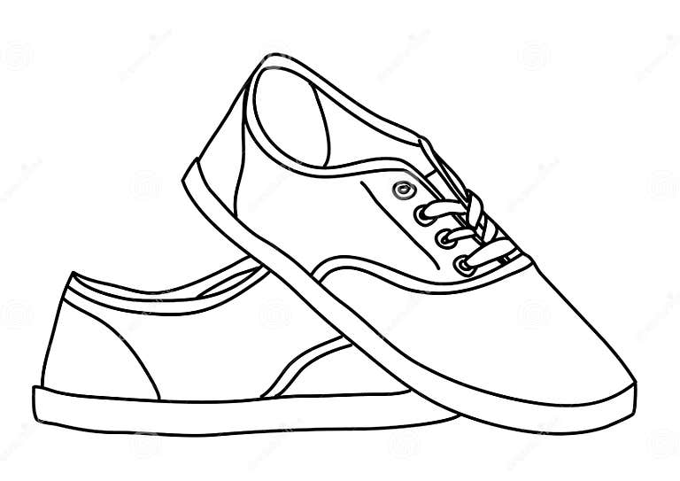 Snickers Vector Line Drawing Stock Illustration - Illustration of ...