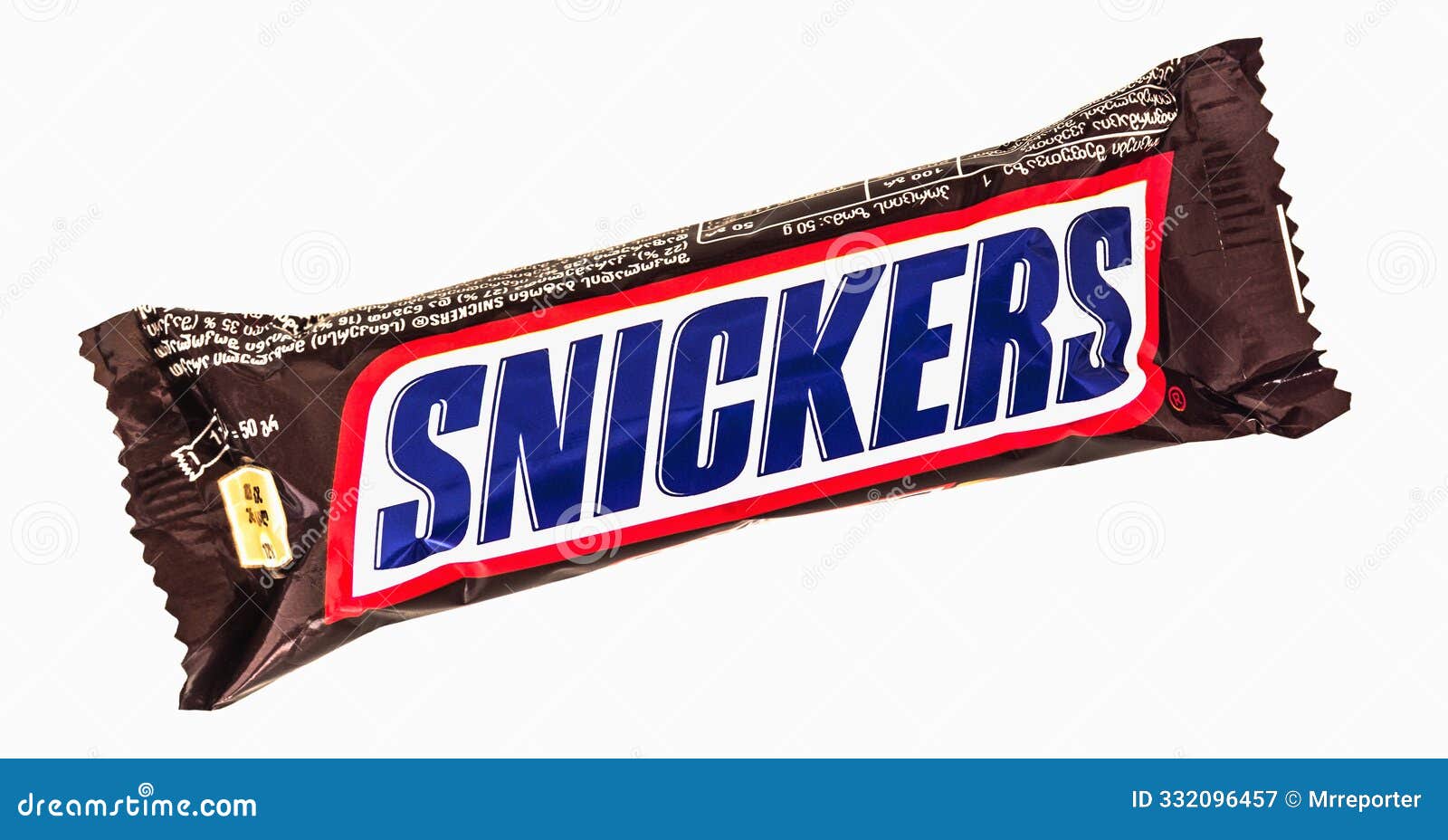 Snickers (by Mars) Chocolate Nut Bar Editorial Photography - Image of ...