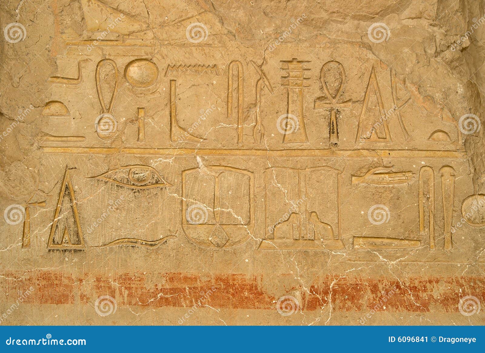 Snida Egyptiskt Hieroglyphic Fotografering för Bildbyråer - Bild av ...