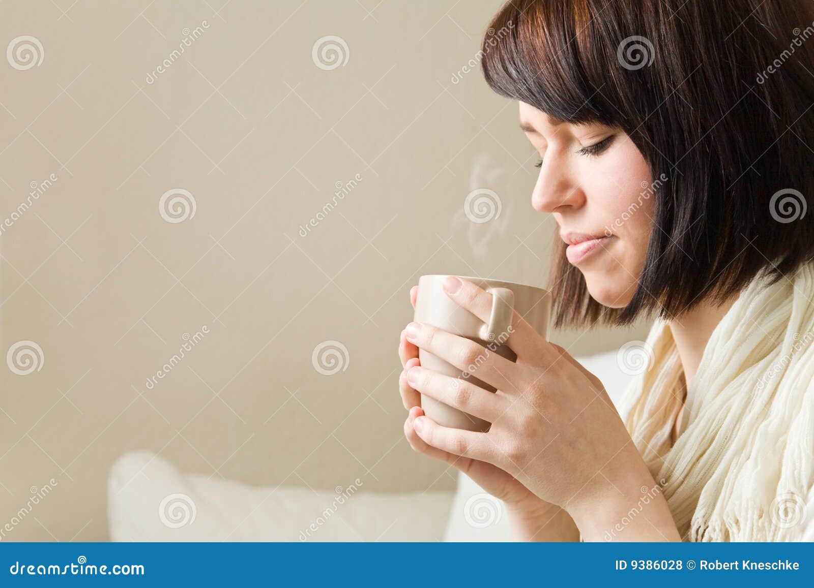 Sniffing the scent stock photo. Image of sense, person - 9386028