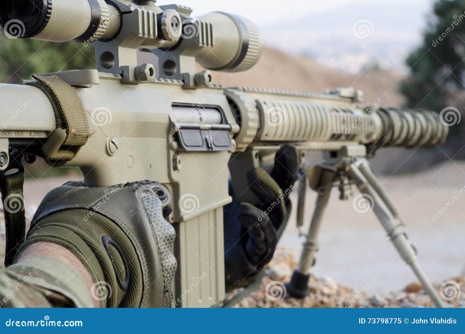 Sniper aim target trooper stock image. Image of hand - 73798775