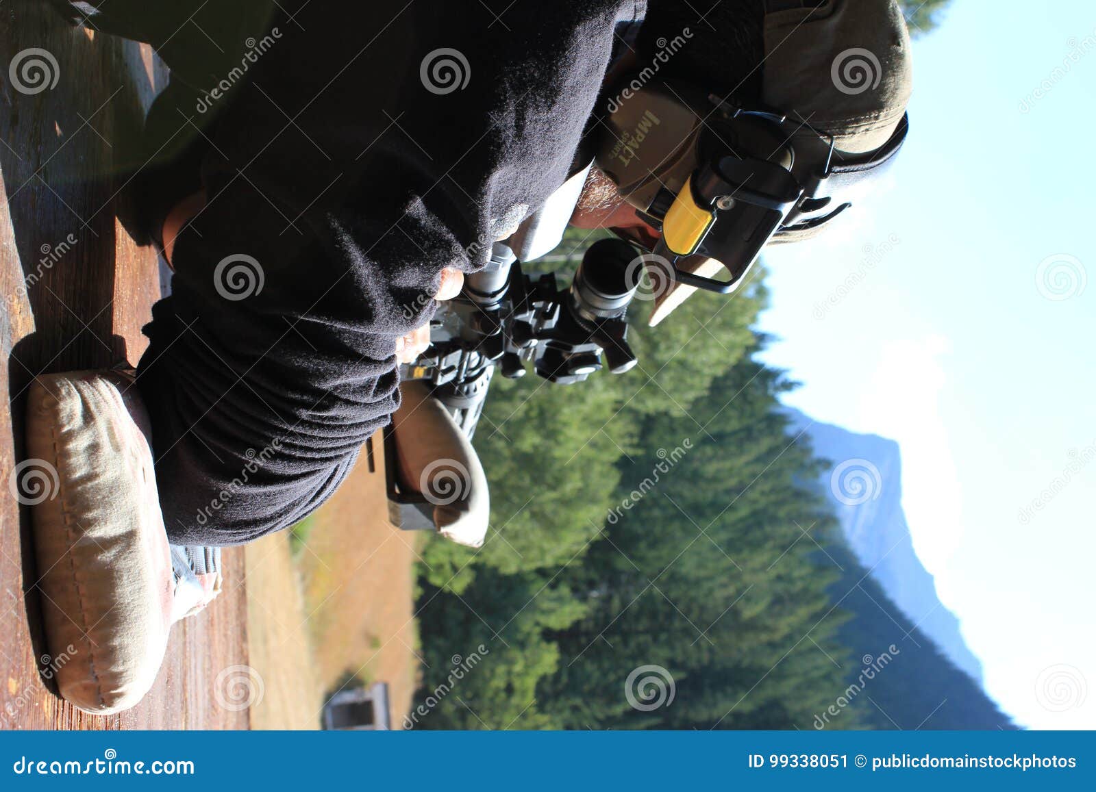 Sniper Aiming At Target Picture. Image: 99338051