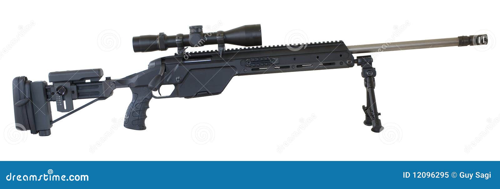 Sniper rifle stock image. Image of rifle, barrel, weapon - 12096295
