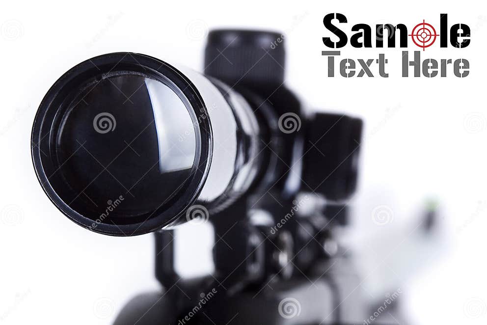 Sniper rifle. stock image. Image of assault, arsenal - 15495109