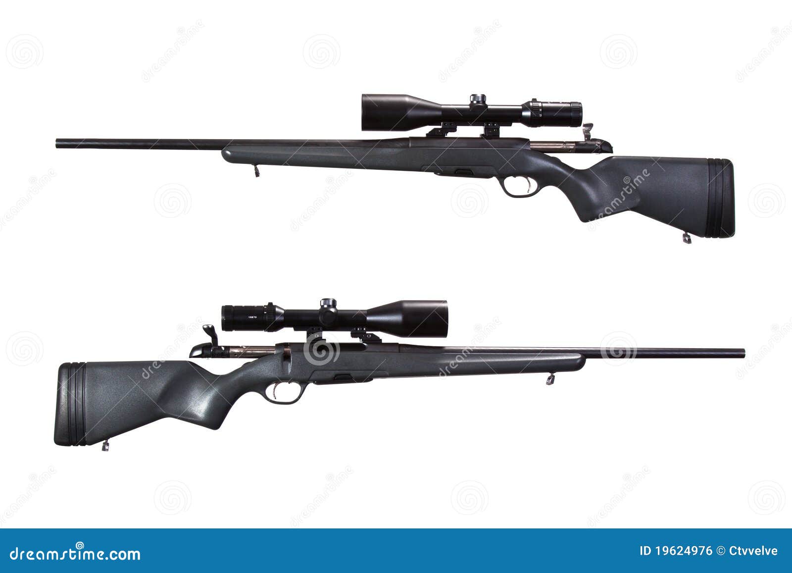 Sniper Rifle Royalty Free Stock Image - Image: 19624976