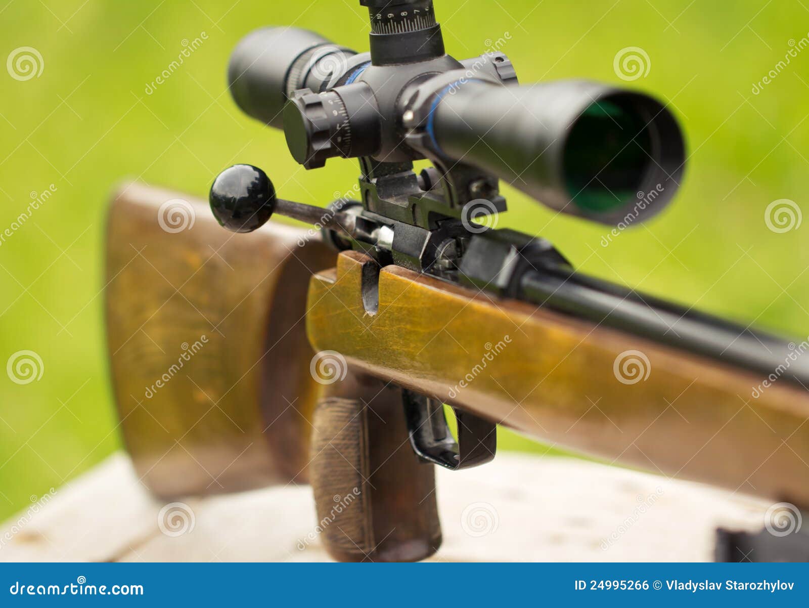 Sniper Rifle stock photo. Image of shooting, side, scope - 24995266