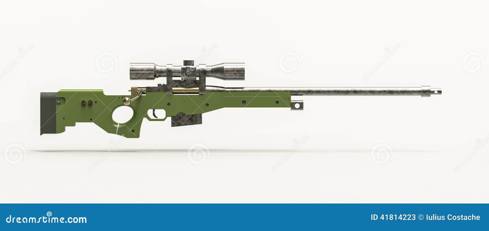 Sniper rifle stock image. Image of rifle, military, modern - 41814223