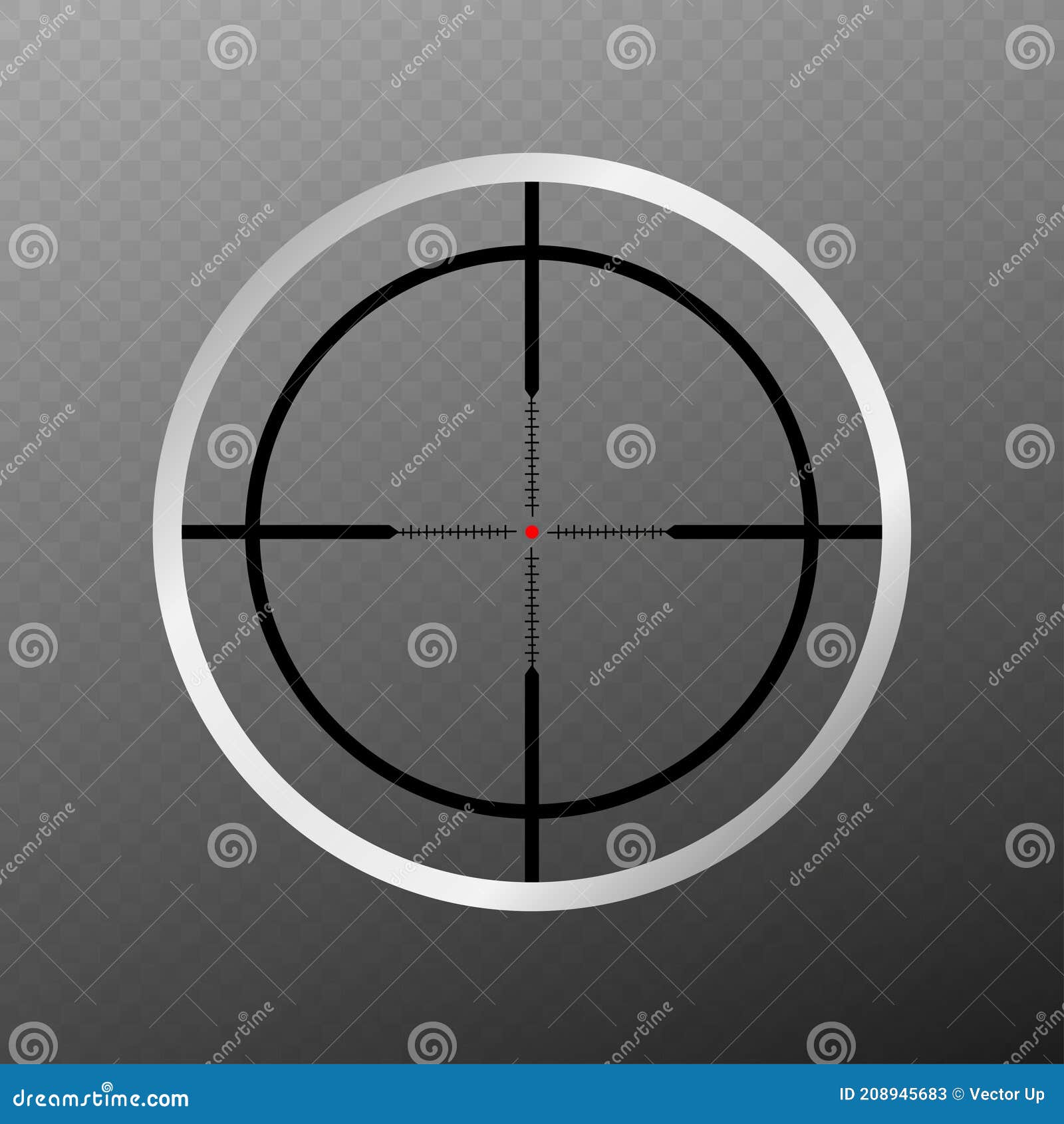 Sniper Scope Cross. Rifle Optical Sight Isolated on Transparent ... Sniper Scope Cross. Rifle Optical Sight Isolated on Transparent ...