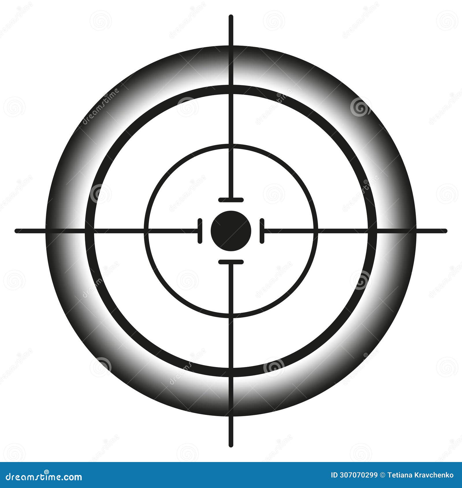 Sniper Scope Cross. Vector Illustration. EPS 10 Stock Vector ...
