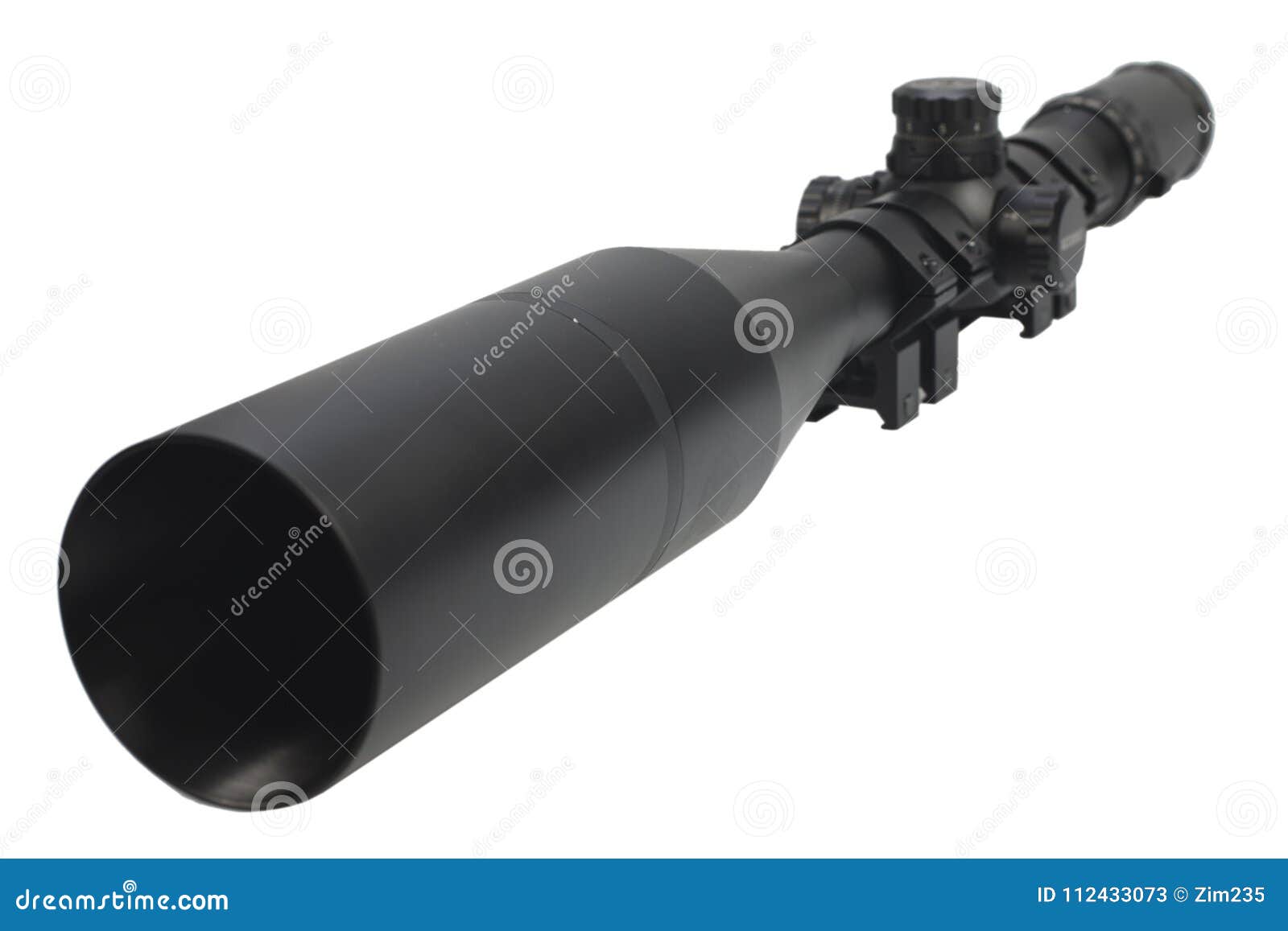 Sniper scope isolated stock image. Image of forces, hunting - 112433073